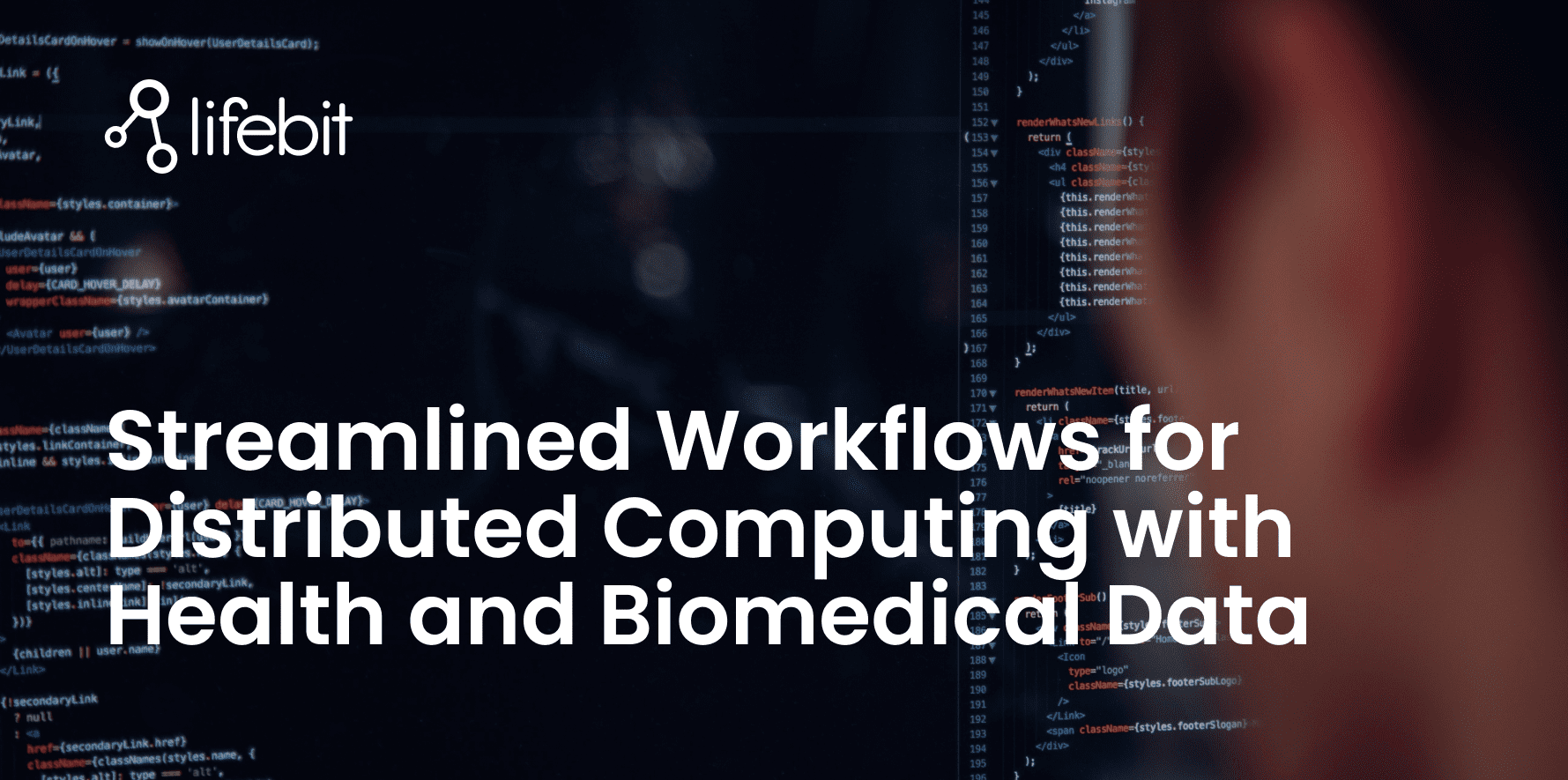 Streamlined Workflows for Distributed Computing with Health and Biomedical Data